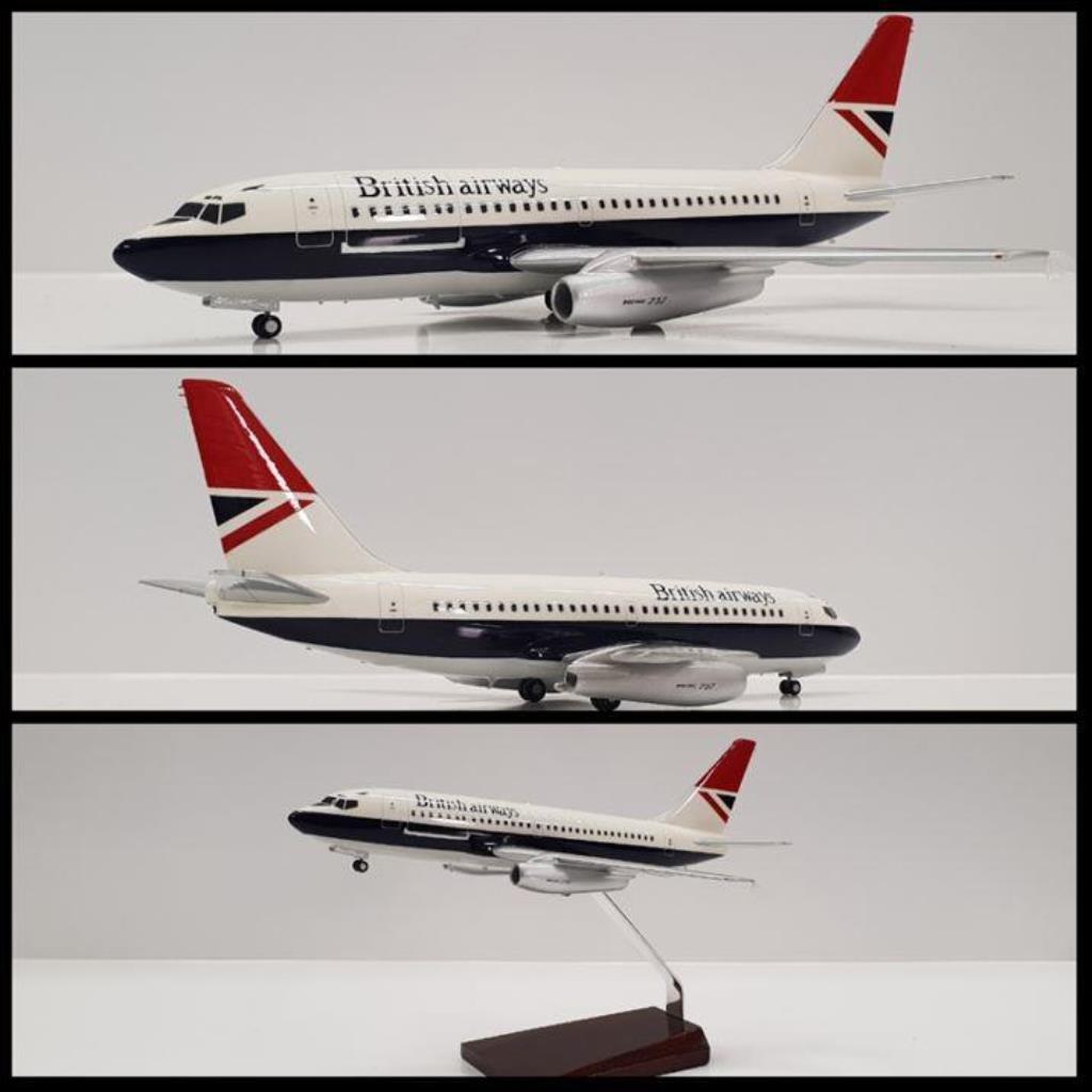 British Airways - B737-200 (1:144) | Bader Models